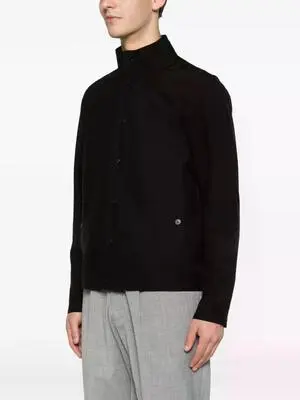LOW BRAND High-neck Button-up Jacket