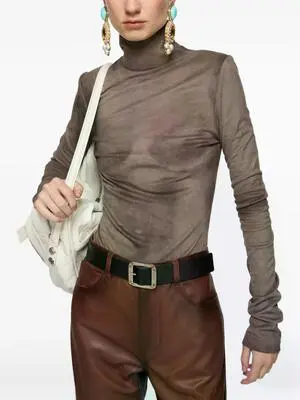 Acne Studios Trompe L'oeil High Neck Top