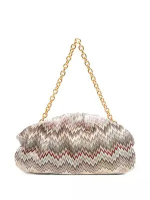 Missoni Raschel Zig-zag Pattern Clutch Bag