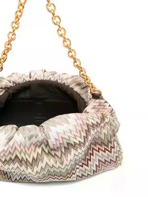 Missoni Raschel Zig-zag Pattern Clutch Bag