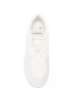 Emporio Armani Panelled Lace-up Sneakers