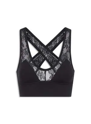 Fleur Du Mal Lace Up Sports Bras