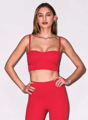 FLEUR DU MAL Sculpt Molded Sports Bra - Raspberry Jam