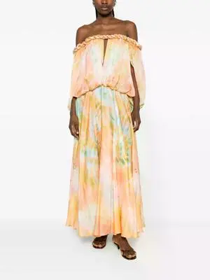 Zimmermann Luna Twist Midi Dress