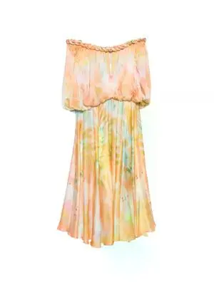 Zimmermann Luna Twist Midi Dress