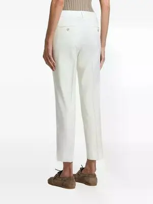 Peserico Pressed-crease Cropped Trousers