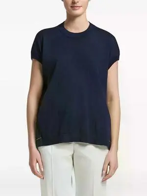 Peserico Crew-neck Top - Blue