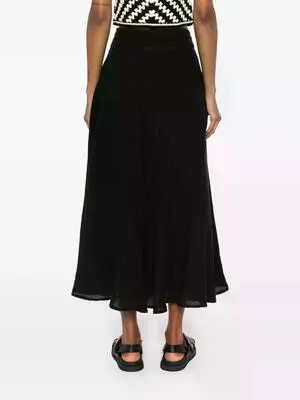120% Lino Linen A-line Skirt