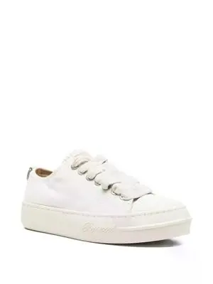 REPRESENT Logo-embossed Sneakers - Neutrals