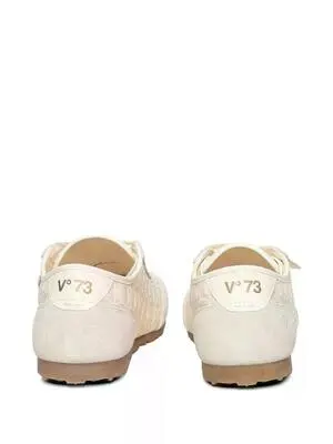 V°73 Monogram-print Sneakers - Neutrals