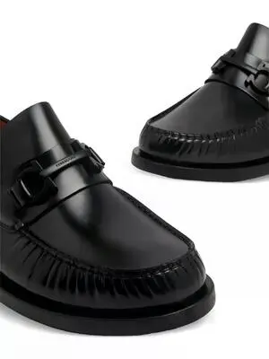 FERRAGAMO Gancini-detail Loafers