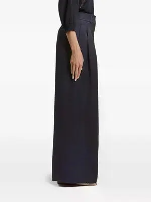 Peserico Pleated Wide-leg Trousers