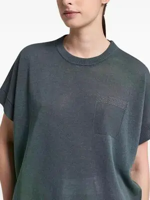 Peserico Monili-embellished Pocket Sweater