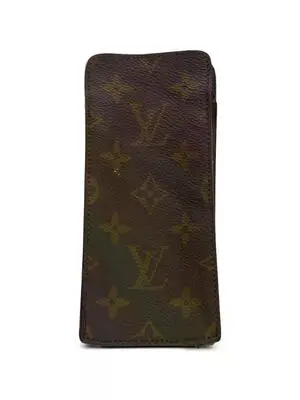 LOUIS VUITTON Monogram Glasses Case - Brown