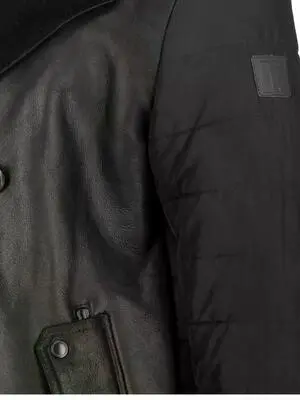 TOD'S Collared Quilted-sleeve Coat