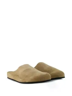 COMMON PROJECTS Almond-toe Suede Mules - Neutrals