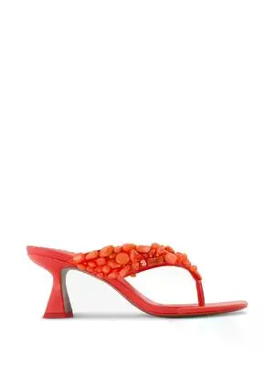 Cult Gaia Abi Bead-embellished Sandals