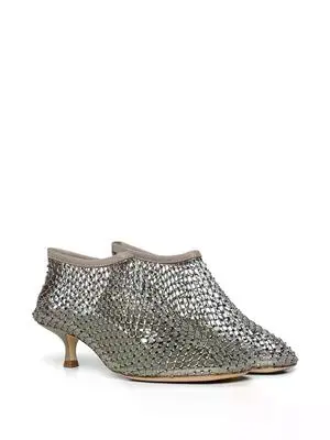 Christopher Esber Minette Crystal-embellished Mesh Pumps