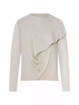 Giorgio Armani Draped Silk Blouse