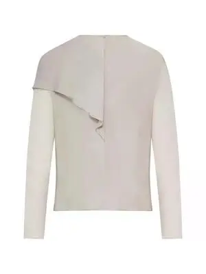 Giorgio Armani Draped Silk Blouse