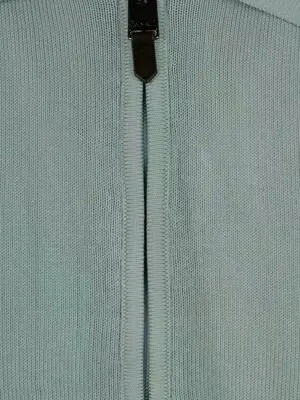 Canali Quarter-zip Fine-knit Polo Shirt