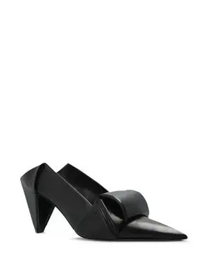 Loewe Origami Leather Pumps - Black