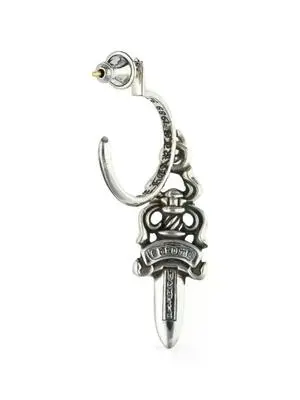Chrome Hearts Dagger Pendant Hoop Earring
