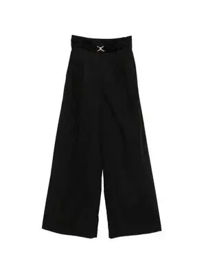 Twinset Black Wash Pants For Women