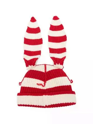 CHARLES JEFFREY Chunky-knit Beanie - Red