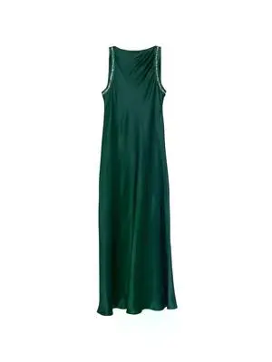 Antonelli Firenze Marcus Sequin-embellished Maxi Dress - Green