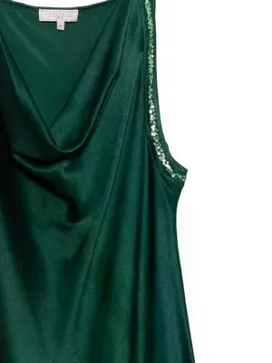 Antonelli Firenze Marcus Sequin-embellished Maxi Dress - Green