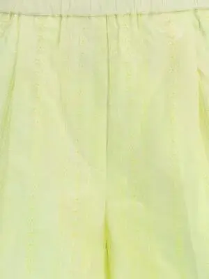 FORTE_FORTE Les Fleurs Embroidered Shorts