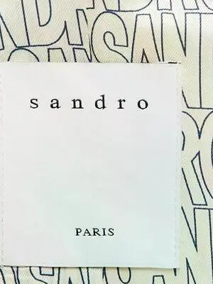 Sandro Striped Double-breasted Blazer - Neutrals