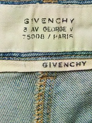 Givenchy Raw-cut Denim Shorts