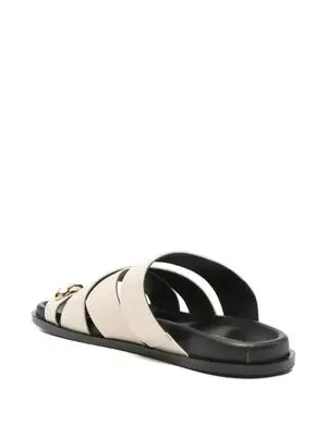 CARMENS Ring-detail Sandals - Neutrals