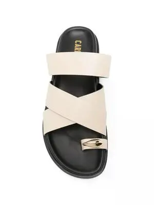 CARMENS Ring-detail Sandals - Neutrals