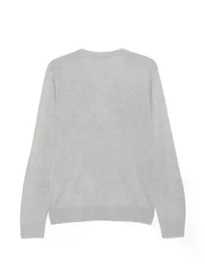 Alpha Studio Button V-neck Cardigan - Grey