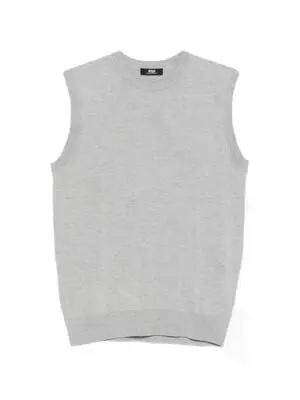 Alpha Studio Sleeveless Knitted Top - Grey