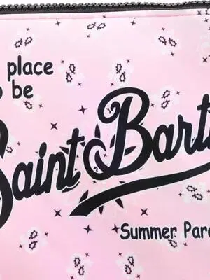 MC2 SAINT BARTH Bandana-print Pouch - Pink