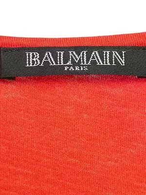 Balmain Logo-print T-shirt - Red