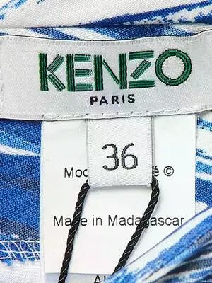 Kenzo Abstract Print Pencil Skirt