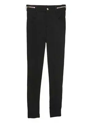 Givenchy Zipper Embellished Slim Leg Trousers