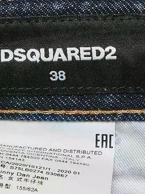 Dsquared2 Cotton Denim Jeans