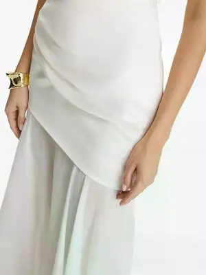 IL VOLO Aeris One-shoulder Draped Dress - White