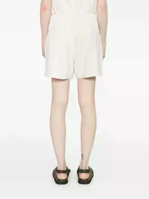 Moncler Logo-patch Drawstring Shorts - Neutrals