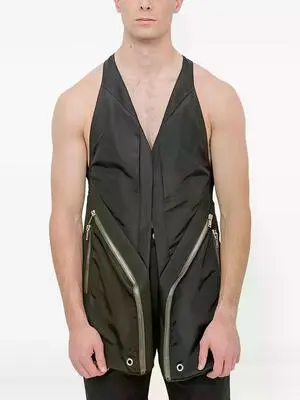 Rick Owens V Neck Vests For Men