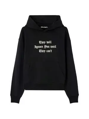 Palm Angels Text-print Kangaroo Hoodie
