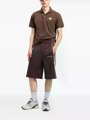 Palm Angels Logo-stripe Track Shorts