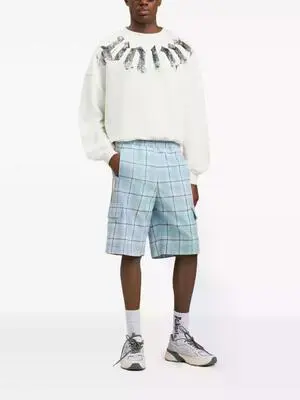 Palm Angels Logo Print Sweatshirt - White