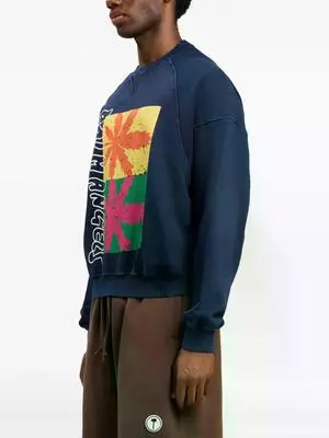 Palm Angels Palm-leaf-print Sweatshirt